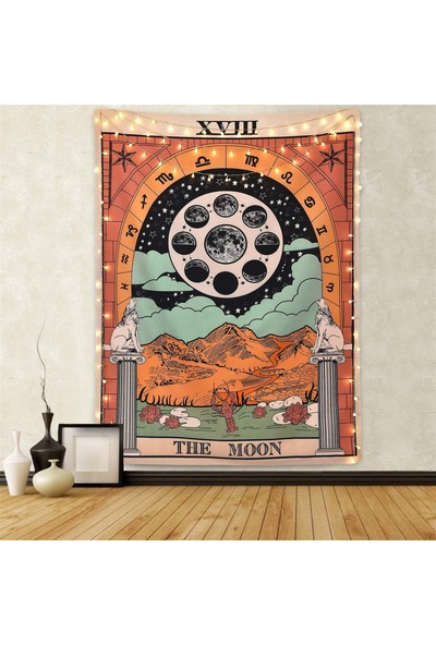 Trendiz The Moon Siyah Duvar Halısı W20015 Trendiz The Moon Siyah Duvar Halısı W20015