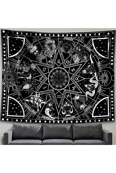 Trendiz 12 Takım Yıldız Gothic Duvar Halısı Trendiz 12 Takım Yıldız Gothic Duvar Halısı