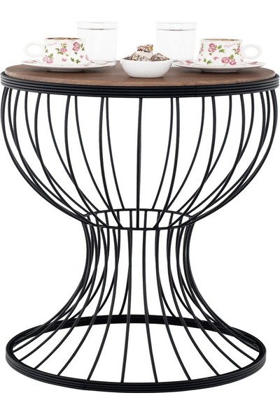 Begüsa Tarz 2 Yönlü Siyah-Ceviz Sehpa Begüsa Tarz 2 Yönlü Siyah-Ceviz Sehpa