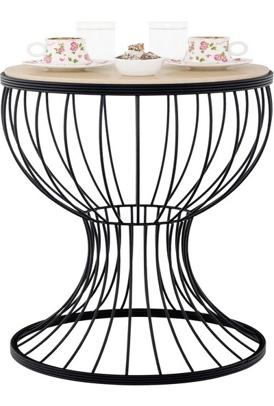 Begüsa Tarz 2 Yönlü Siyah-Akça Sehpa Begüsa Tarz 2 Yönlü Siyah-Akça Sehpa