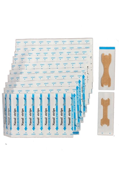 Nasal Strips Horlama, Burun, Nefes Bandı 80 Adet Xl (69mmx21mm) Nasal Strips Horlama, Burun, Nefes Bandı 80 Adet Xl (69mmx21mm)