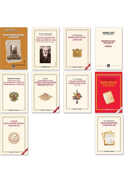 Belgelerle ”Ermeni Soykırımı” Yalanı ve Gerçekler Dizisi (10 Kitap) Belgelerle ”Ermeni Soykırımı” Yalanı ve Gerçekler Dizisi (10 Kitap)
