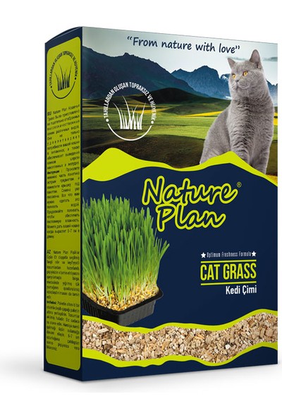 Nature Plan Oripet Nature Plan Ince Kedi Çimi Nature Plan Oripet Nature Plan Ince Kedi Çimi