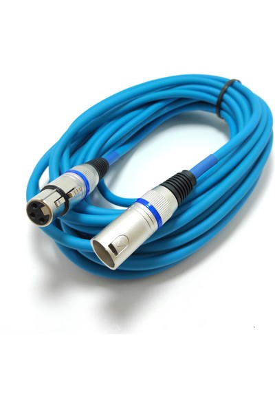 Estello 6 mt Xlr-Xlr Dişi Erkek Pvc Kaplı Mikrofon Kablosu Estello 6 mt Xlr-Xlr Dişi Erkek Pvc Kaplı Mikrofon Kablosu