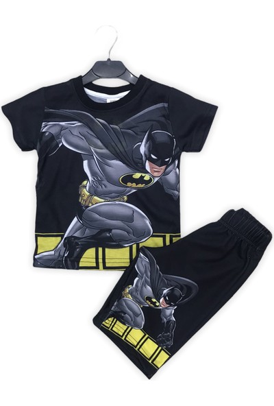 Dıgıl Kids Çocuk Kostüm Şortlu Takım Batman Unisex