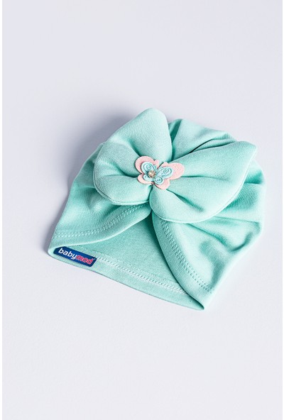 Babymod Kız Bebek Bandana Şapka Kelebek Fiyonklu Bebek Bone Babymod Kız Bebek Bandana Şapka Kelebek Fiyonklu Bebek Bone