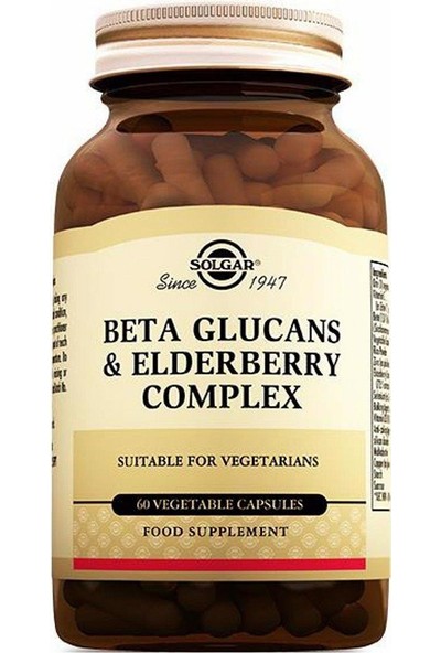 Solgar Beta Glucans Comlex 60 Kapsül Solgar Beta Glucans Comlex 60 Kapsül