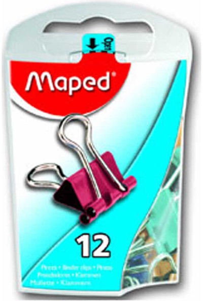 Maped Kıskaç Metal 15 mm 12'li Maped Kıskaç Metal 15 mm 12'li