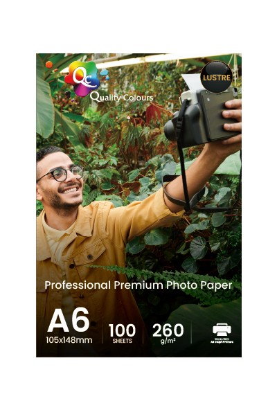 QC A6 Fotoğraf Kağıdı 10X15 260GR Lustre Qc 100 Yaprak QC A6 Fotoğraf Kağıdı 10X15 260GR Lustre Qc 100 Yaprak