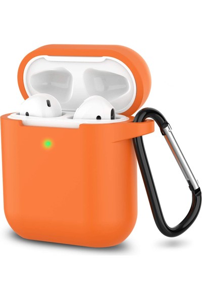 Bilişim Aksesuar Airpods Silikon Kılıf Yumuşak 360 1 ve 2 Nesil Turuncu Bilişim Aksesuar Airpods Silikon Kılıf Yumuşak 360 1 ve 2 Nesil Turuncu