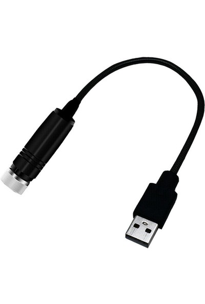 Generic Mavi USB Araç Iç Atmosfer Yıldız Işık (Yurt Dışından)