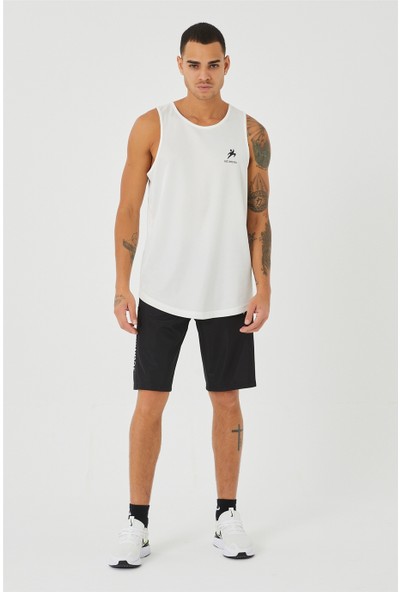 Steps Baskılı Siyah Erkek Şort