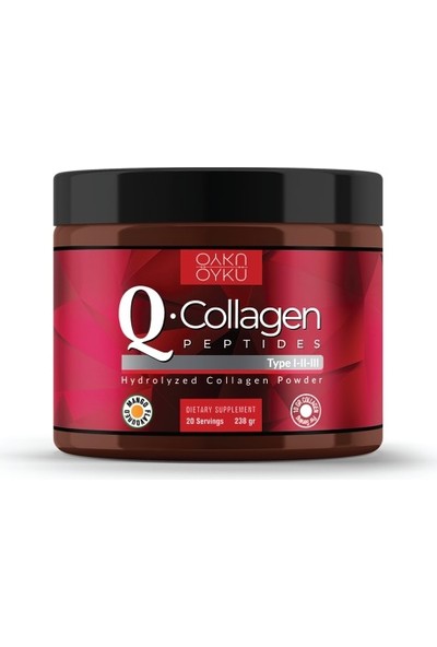 Q-Collagen Hidrolize Kollajen Tip 1-2-3 238 gr Toz Q-Collagen Hidrolize Kollajen Tip 1-2-3 238 gr Toz