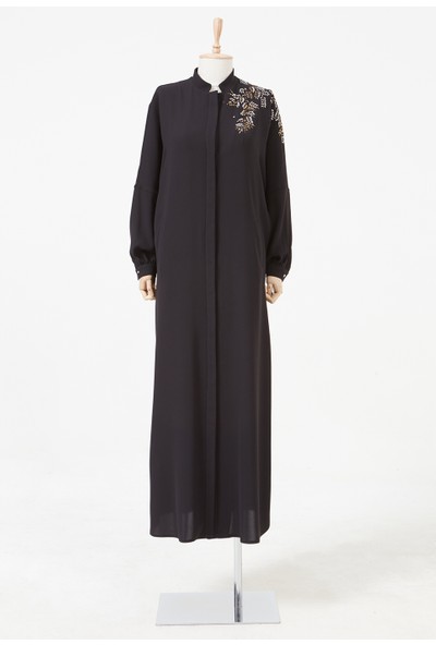 Setrms Taş Detaylı Ferace