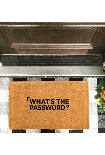 Fekarehome What's The Password Paspas (45X80 Cm)