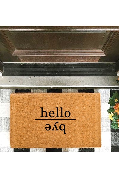 Fekarehome Ters Hello Bye Paspas (40X70 Cm)