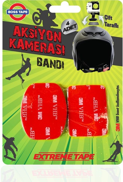 Boss Tape Aksiyon Kamerası Yapıştırma Bandı Boss Tape Aksiyon Kamerası Yapıştırma Bandı