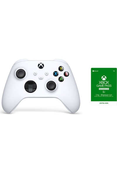 Microsoft 9.Nesil PC Oyun Kumandası Beyaz + 3 Ay Gamepass For PC Üyeliği Microsoft 9.Nesil PC Oyun Kumandası Beyaz + 3 Ay Gamepass For PC Üyeliği
