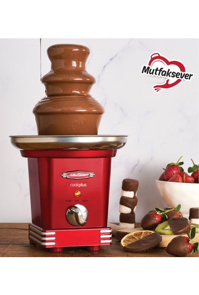 Cookplus Mutfaksever Fondü Makinesi ve Çikolata Şelalesi Cookplus Mutfaksever Fondü Makinesi ve Çikolata Şelalesi