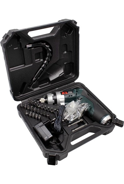 Klpro Şarjlı Vidalama KLNM3613 3.6VOLT / 1.5 Ah + 44 Parça Aksesuar Seti
