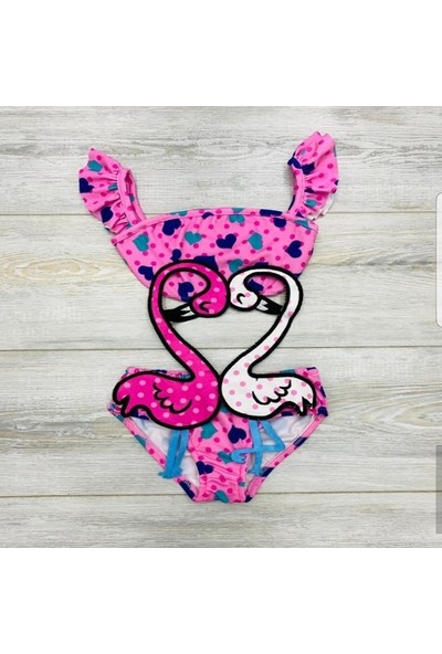 İstefani Kids Filamingo Figurlu Tarz Mayokini