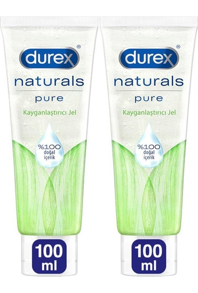 Durex Naturals Pure Kayganlaştırıcı Jel 100 ml X 2