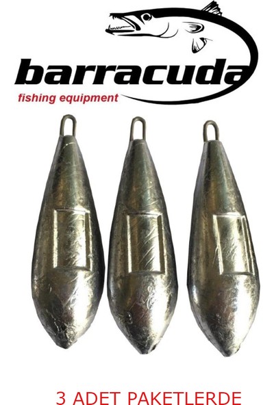 Barracuda 170 Gram Surf Olta Kurşunu 3 Adet Barracuda 170 Gram Surf Olta Kurşunu 3 Adet