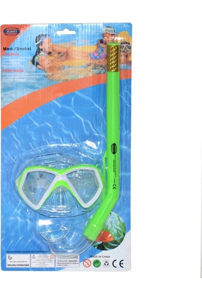 Sea&sun M120S9 Gözlük ve Şnorkel Seti Yeşil Sea&sun M120S9 Gözlük ve Şnorkel Seti Yeşil