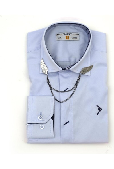 Doctor Junior Yakası Zincirli Gömlek