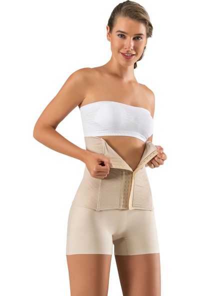 Proslim Kadın Ten Agraflı Bel Korse 2 Beden Ince Görünüm Sağlayan Toparlayıcı Inceltici Dikişsiz Proslim Kadın Ten Agraflı Bel Korse 2 Beden Ince Görünüm Sağlayan Toparlayıcı Inceltici Dikişsiz