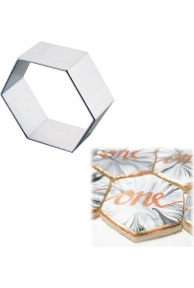 Piyop Alüminyum Altıgen Kurabiye Kalıbı Piyop Alüminyum Altıgen Kurabiye Kalıbı