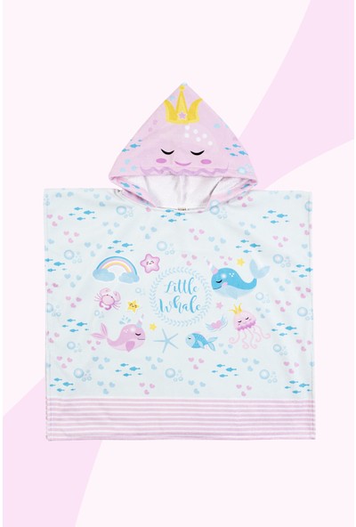 Hamur Bebek Çocuk Panço Yaş Seçenekli Plaj Havlusu Little Hamur Bebek Çocuk Panço Yaş Seçenekli Plaj Havlusu Little