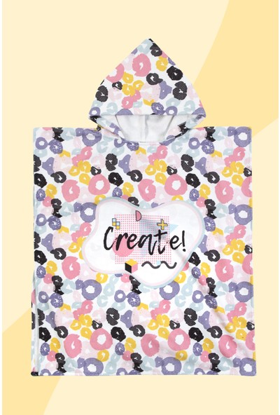 Hamur Çocuk Panço 7-10 Yaş Plaj Havlusu Create Hamur Çocuk Panço 7-10 Yaş Plaj Havlusu Create