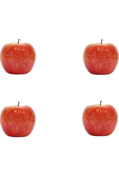 Gardenonya Yapay Elma Kırmızı Mini 4 Adet Yapay Meyve Dekoratif Ürünler Gardenonya Yapay Elma Kırmızı Mini 4 Adet Yapay Meyve Dekoratif Ürünler