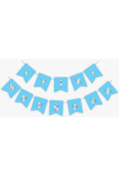 Happyland Ince Kağıt Mavi Gümüş Yıldızlı