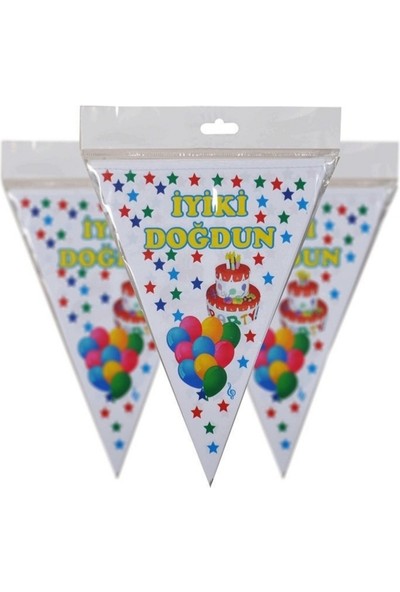 Happyland Renkli Balonları Iyi Ki Doğdun Flama Happyland Renkli Balonları Iyi Ki Doğdun Flama