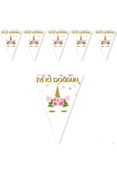 Happyland Unicorn Iyi Ki Doğdun Flama Happyland Unicorn Iyi Ki Doğdun Flama