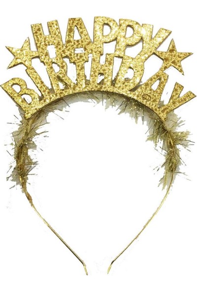 Happyland Gold Happy Bırthday Taç