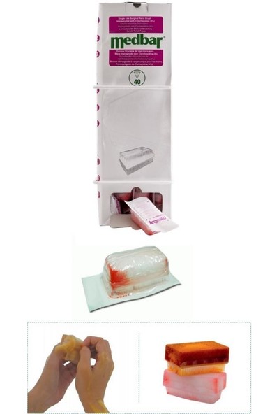 Medbar Dezenfektanlı (Klorheksidin) El Ve Tırnak Fırçası 40 Adet