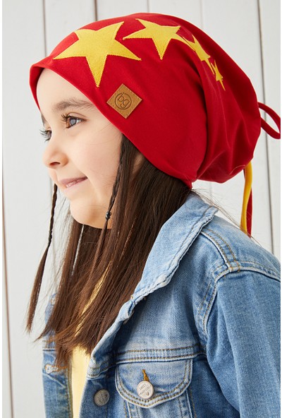 Babygiz Sarı Kırmızı Fanatik Çocuk Bebek Şapka Bere Yumuşak Çift Katlı Spor %100 Doğal Pamuklu Penye Babygiz Sarı Kırmızı Fanatik Çocuk Bebek Şapka Bere Yumuşak Çift Katlı Spor %100 Doğal Pamuklu Penye
