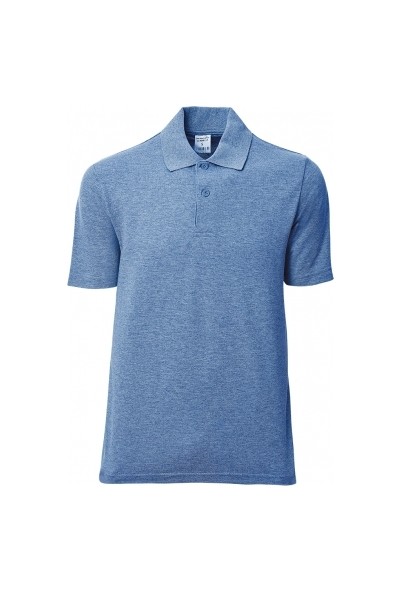 Relaxia Polo Yaka Tişört Mavi Melanj
