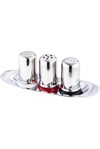 Omnipazar Büyük Boy Gondol Tuzluk Takımı Paslanmaz Çelik 41045 Omnipazar Büyük Boy Gondol Tuzluk Takımı Paslanmaz Çelik 41045