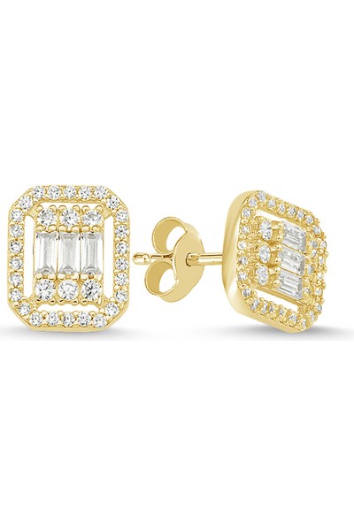 Altın Sepeti Altın Baget Küpe AS417KP