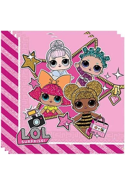 Happyland Lol Bebek Peçete 20ADET Happyland Lol Bebek Peçete 20ADET