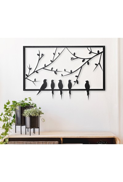 Twins Decorative Gifts Birds Lazer Kesim Metal Duvar Dekoru Twins Decorative Gifts Birds Lazer Kesim Metal Duvar Dekoru