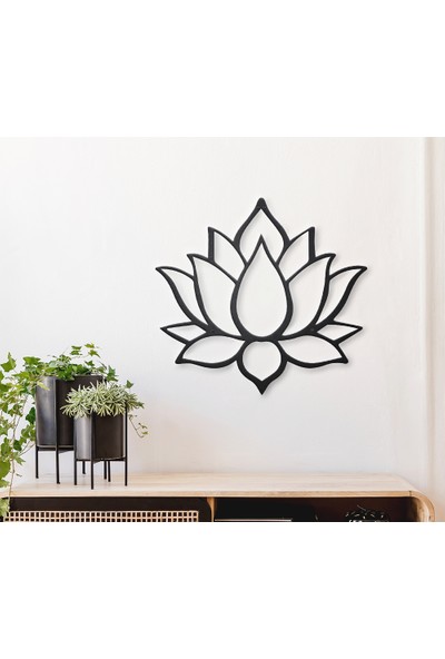 Twins Decorative Gifts Lotus Flower Lazer Kesim Metal Duvar Dekoru Twins Decorative Gifts Lotus Flower Lazer Kesim Metal Duvar Dekoru