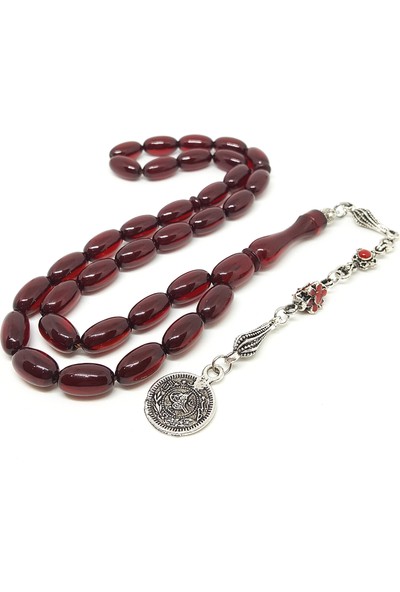 Neyhane Tesbih & Gümüş Ateş Kehribar Bafon Püsküllü