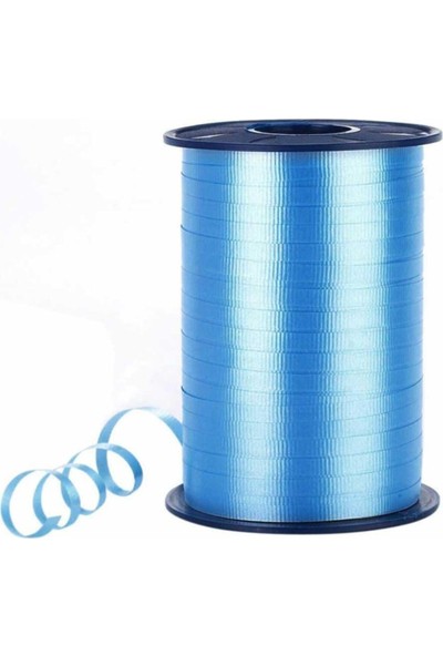 Happyland 1 Adet Mat Mavi Renk 200 mt Balon Paket Bağlama Rafya