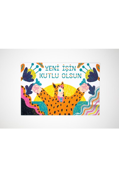 Destekar Yeni Işin Kutlu Olsun! Işe Başlama Tebrik Kartı