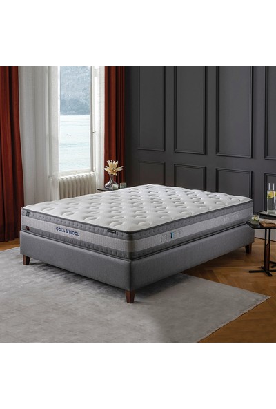 Yataş Bedding Cool&wool Pocket Yaylı Yatak (Çift Kişilik - 160 x 200 cm.)